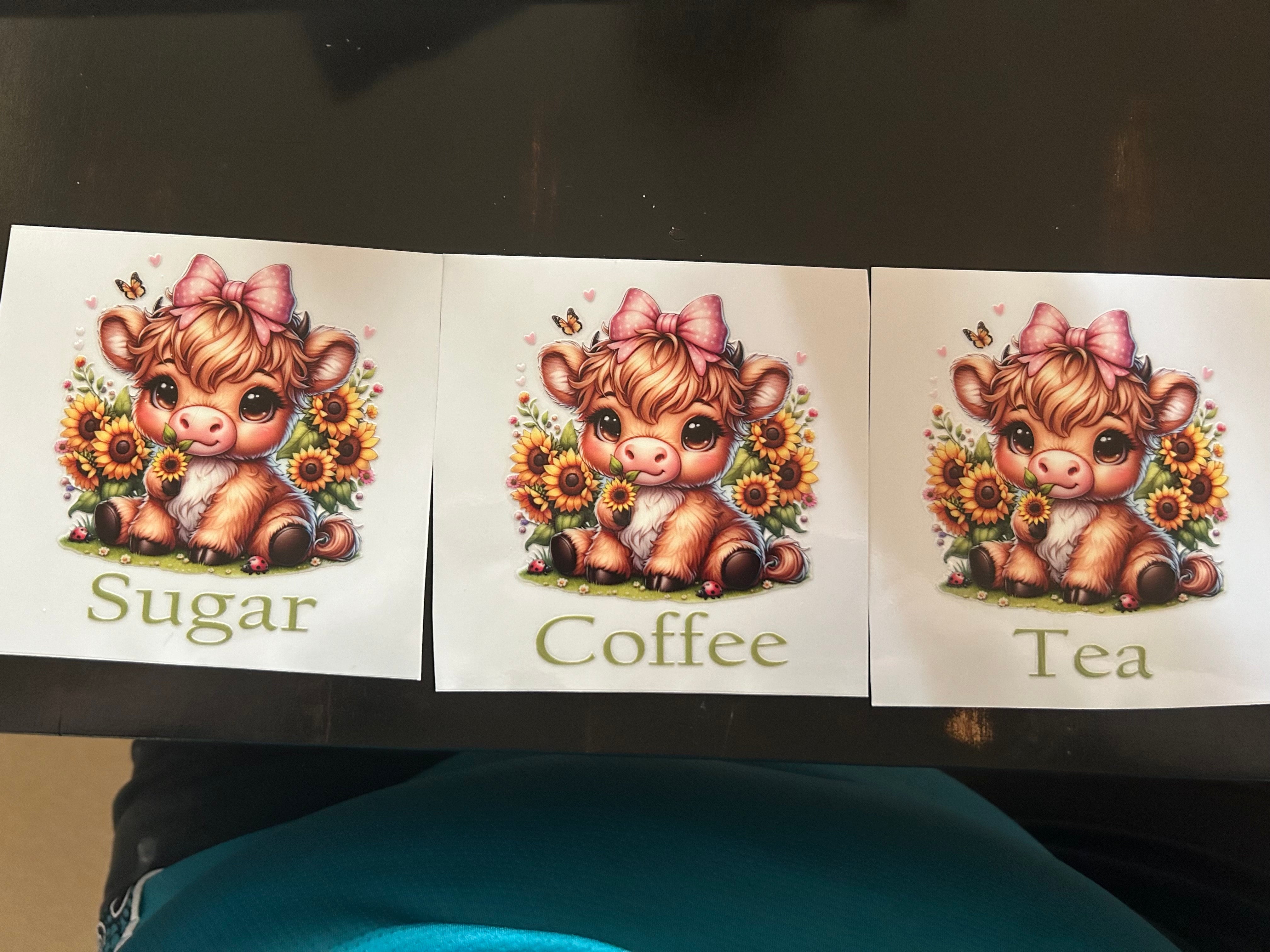 Highland Cow 4 Canisters | LRC Customs